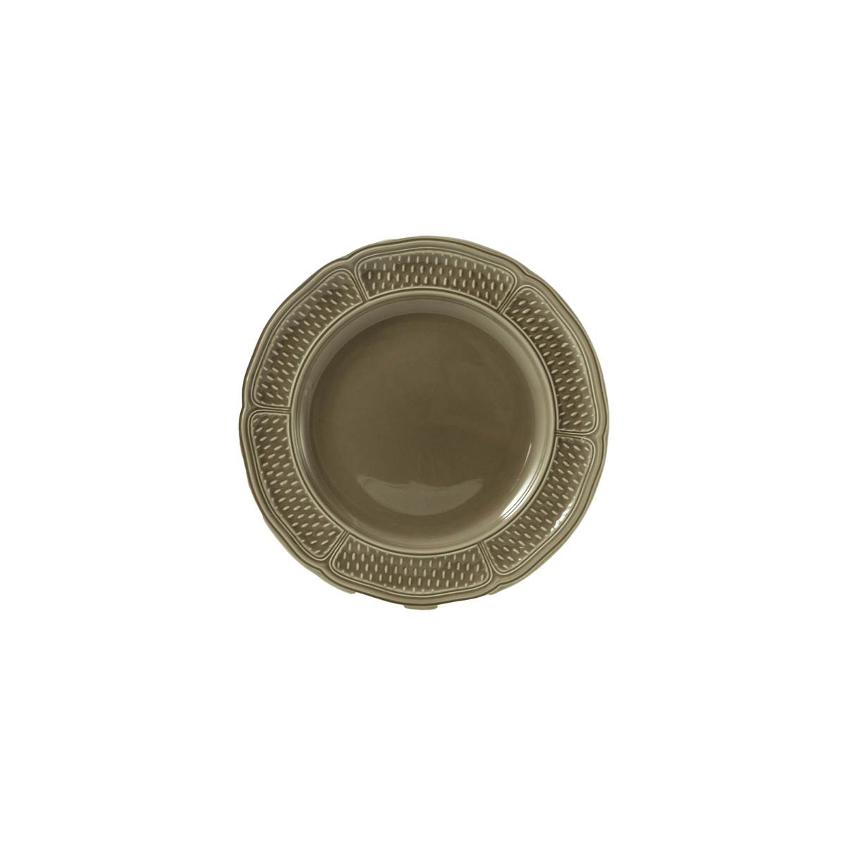 Coffret de 4 assiettes canapés - Pont aux Choux Taupe – FAÏENCERIE DE GIEN