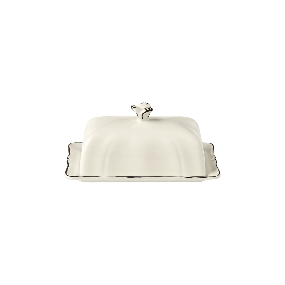 Butter dish - Filet Midnight – FAÏENCERIE DE GIEN